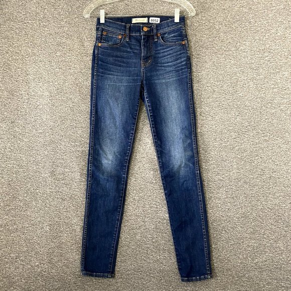 Madewell | Jeans | Madewell Womens Size 25 Dark Blue 9 High Riser ...